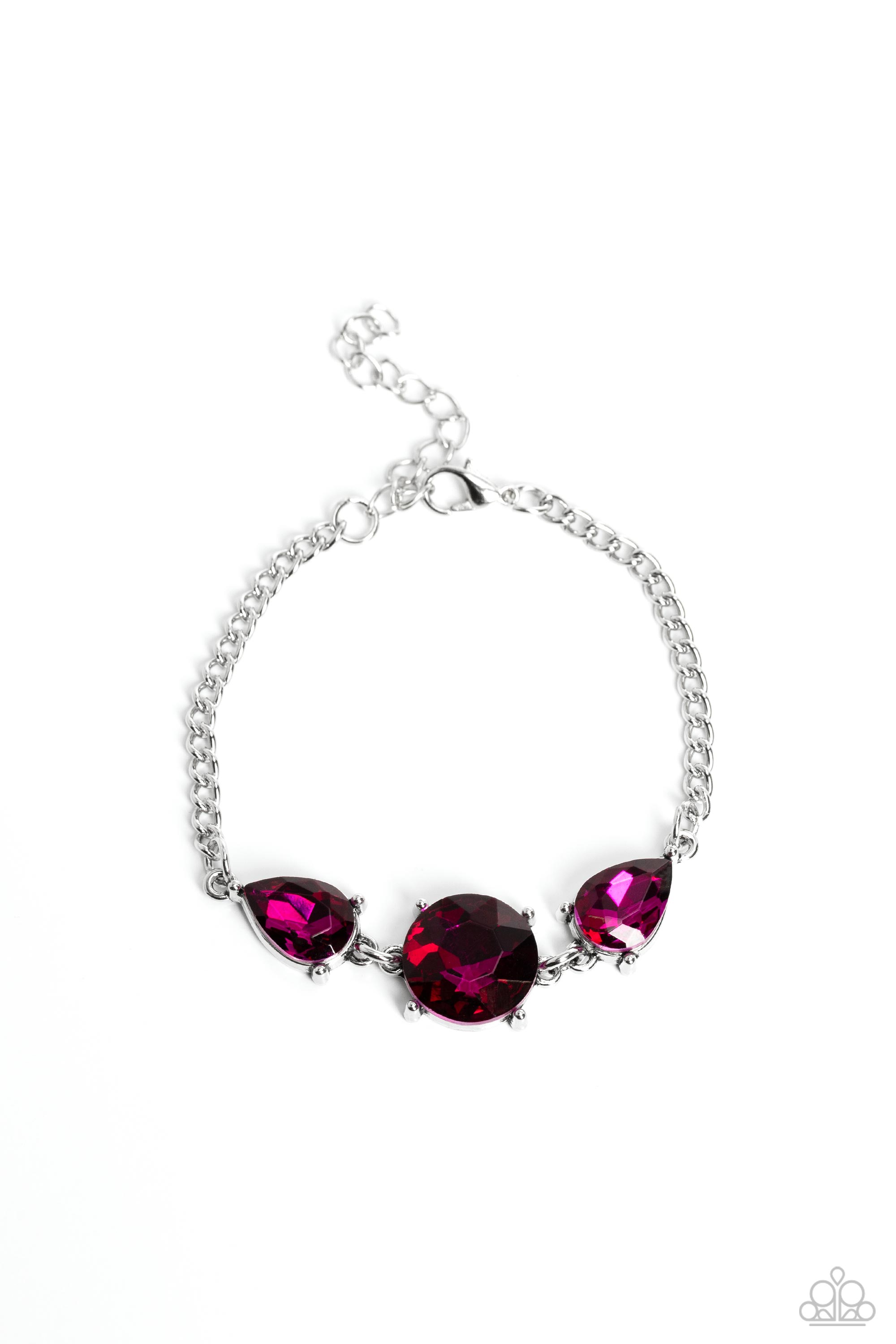 Paparazzi Accessories: Twinkling Trio - Pink Bracelet – Classicpieces4five